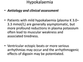 Hypokalaemia an overview | PPTX