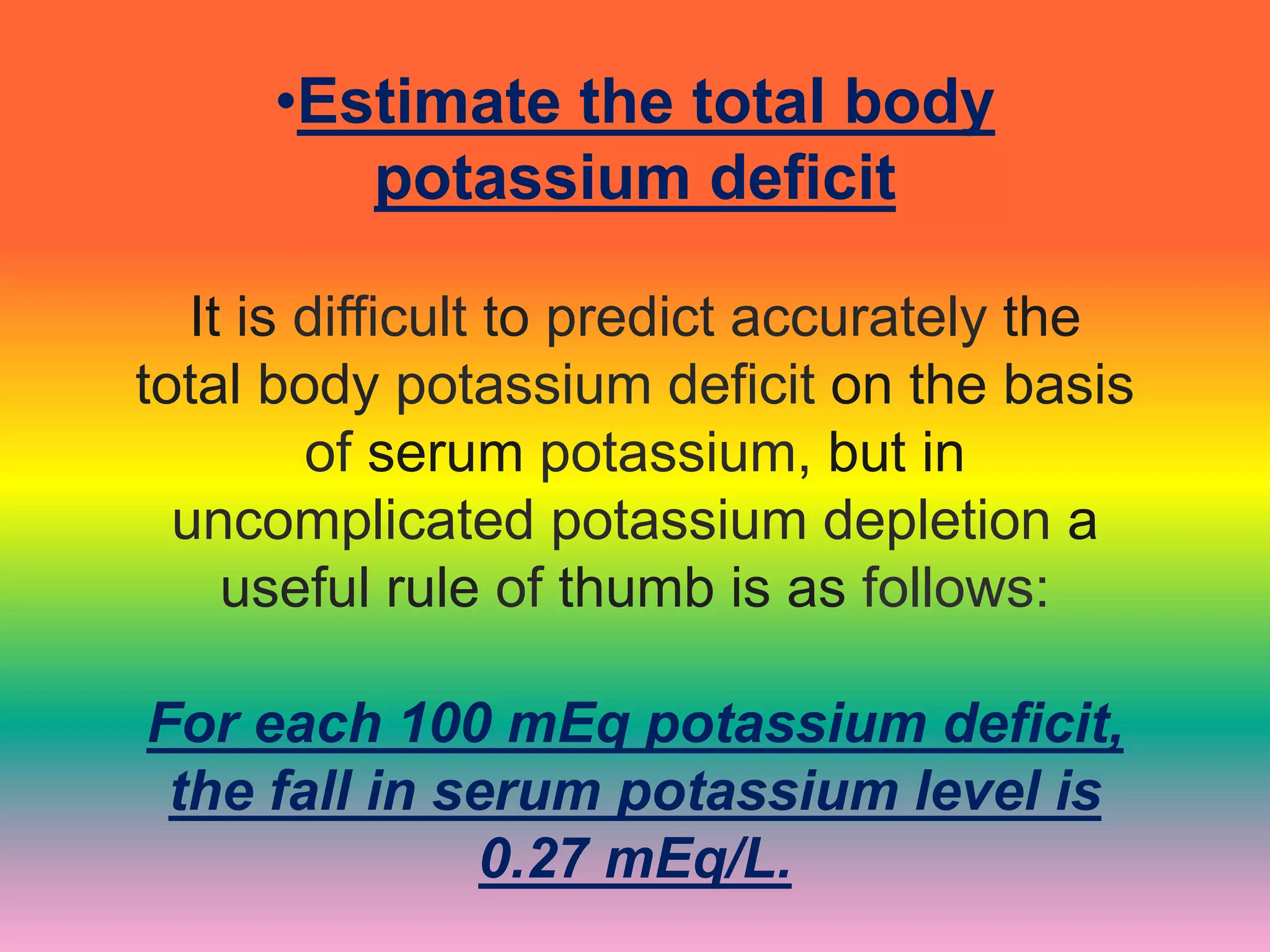 Hypokalemia | PPTX