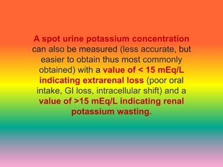 Urine Potassium