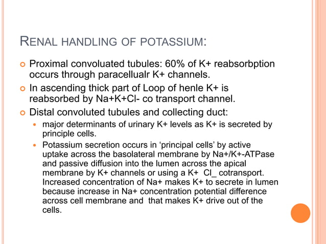 Hypokalemia | PPTX