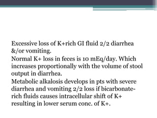 Hypokalemia - Pharmacotherapy | PPT