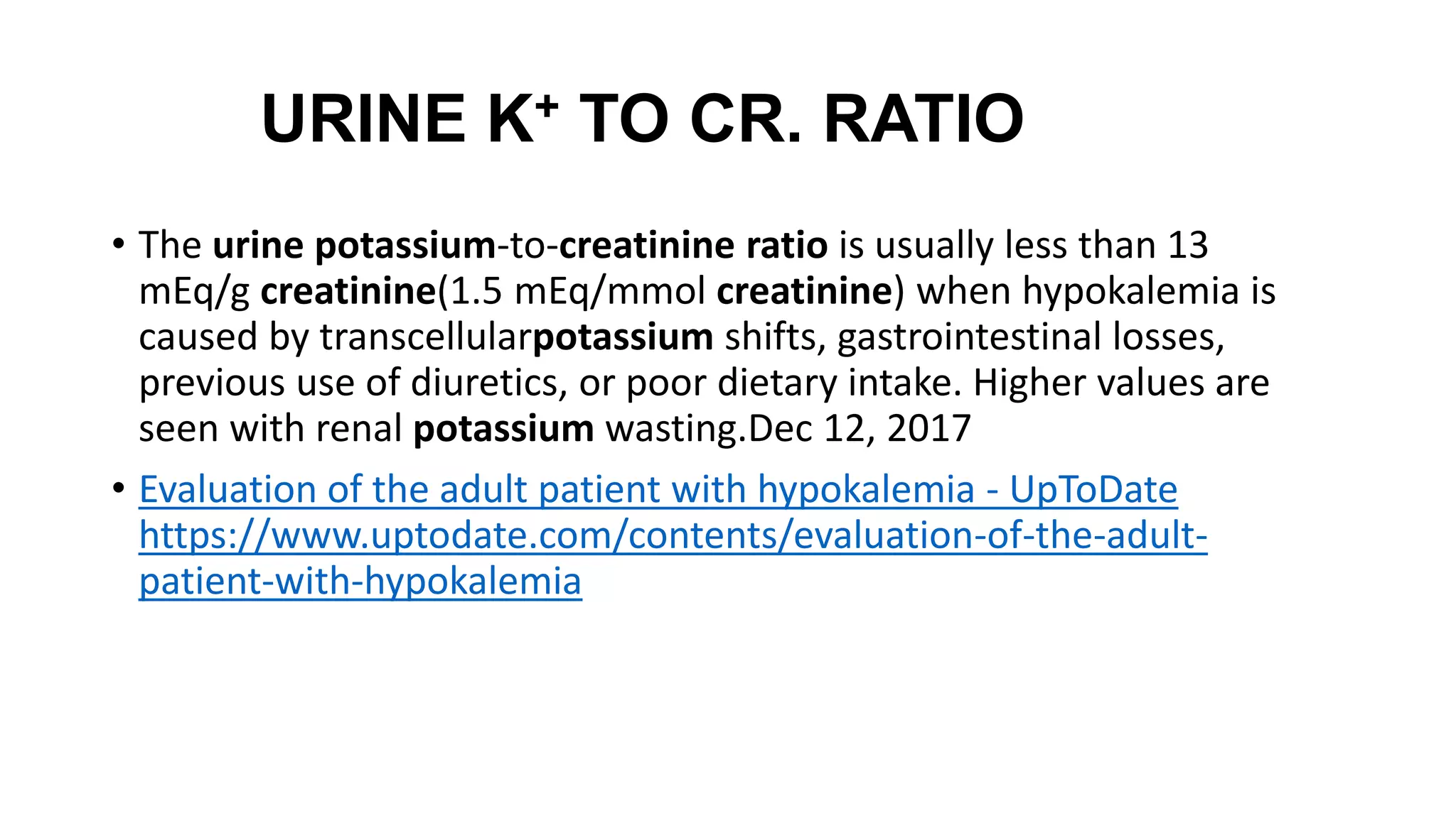 Hypokalemia | PPT
