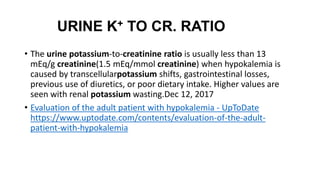 Hypokalemia | PPT