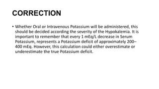 Hypokalemia | PPT