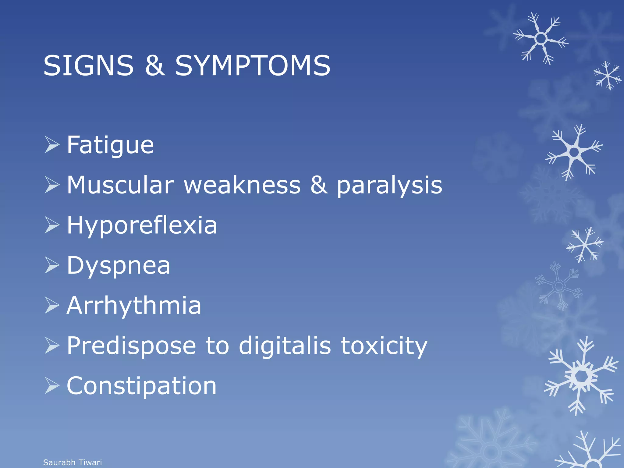 Hypokalemia & Hypomagnesemia | PDF