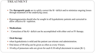Hypokalemia bikal | PPTX | Heart and Cardiovascular Diseases | Diseases and Conditions
