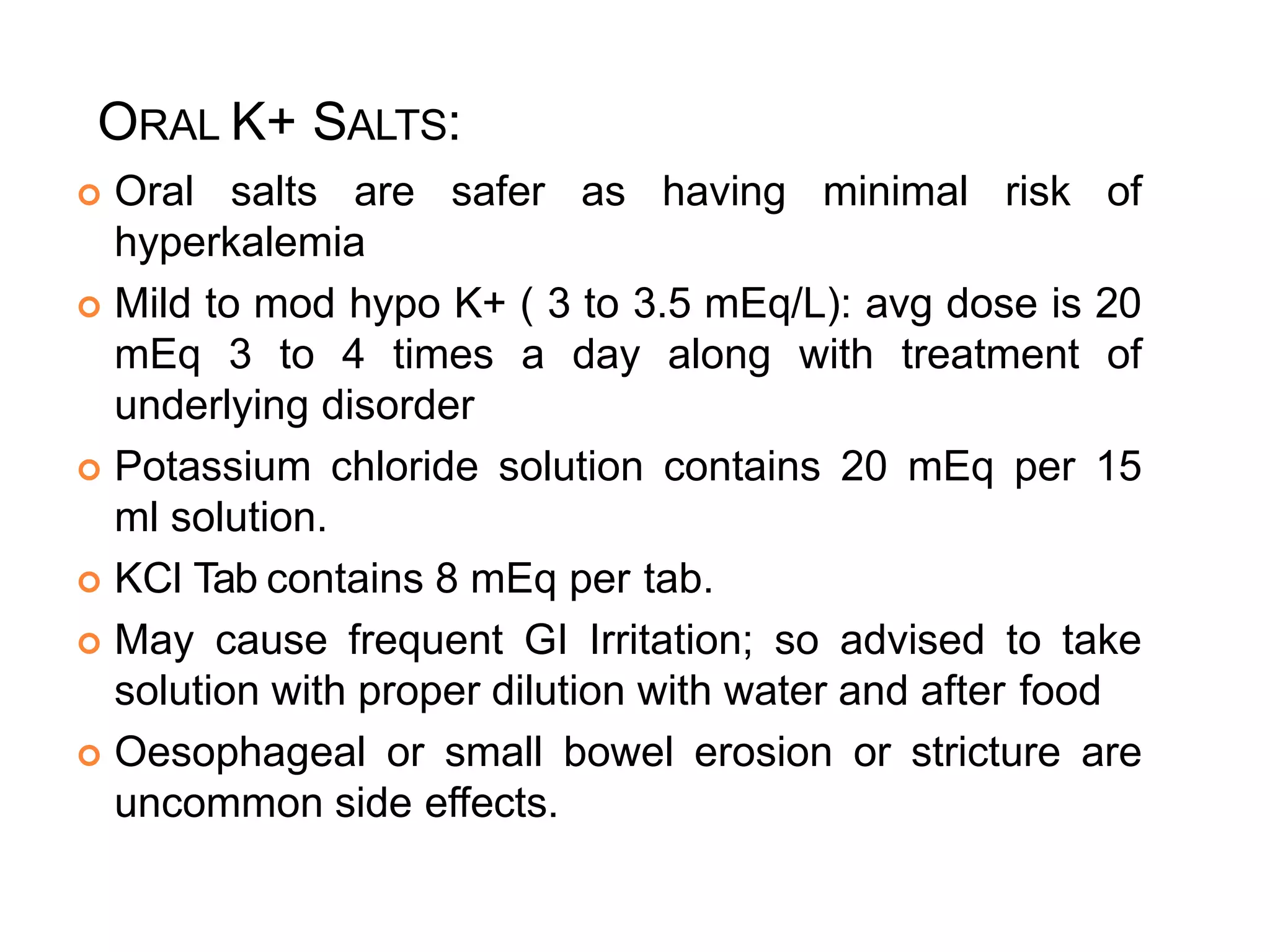 Approach to hypokalemia | PPTX