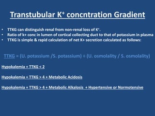 Hypokalemia in ICU | PPTX | Endocrine and Metabolic Diseases | Diseases ...