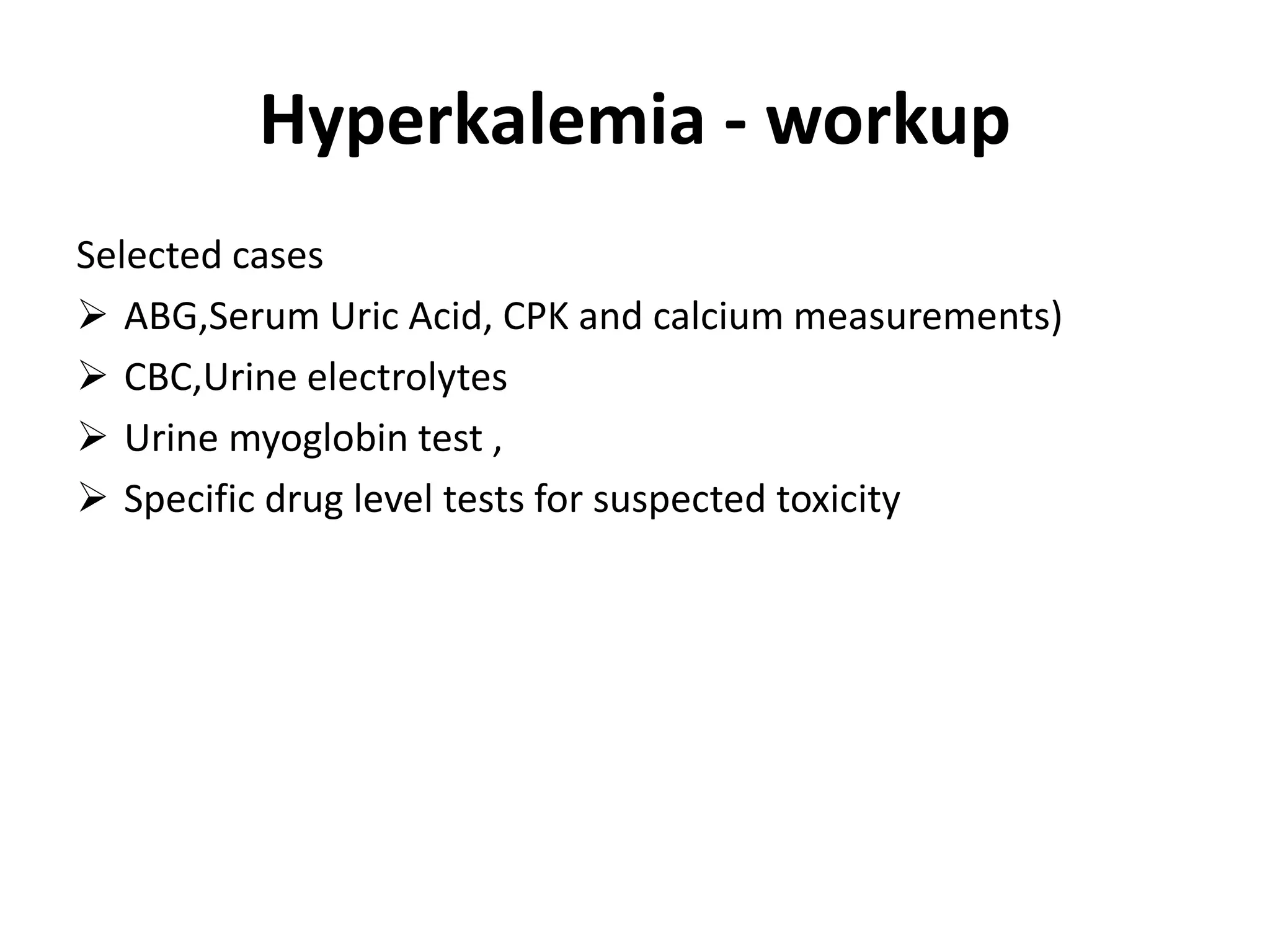 Hypokelemia and hyperkelemia | PPTX