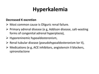 Hypokelemia and hyperkelemia | PPTX