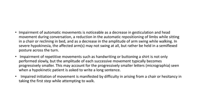 Hypokinetic Movement Disorders.pptx by dinesh | PPTX