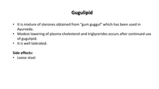 Hypolipideamic drugs.pptx