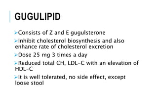 hypolipidemic agents.pptx