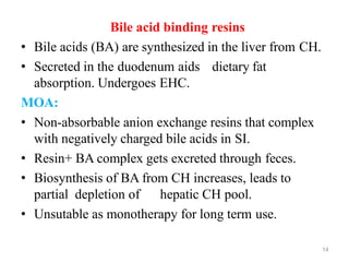Hypolipidemic drugs | PPTX