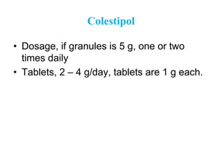 Hypolipidemic drugs.ppt