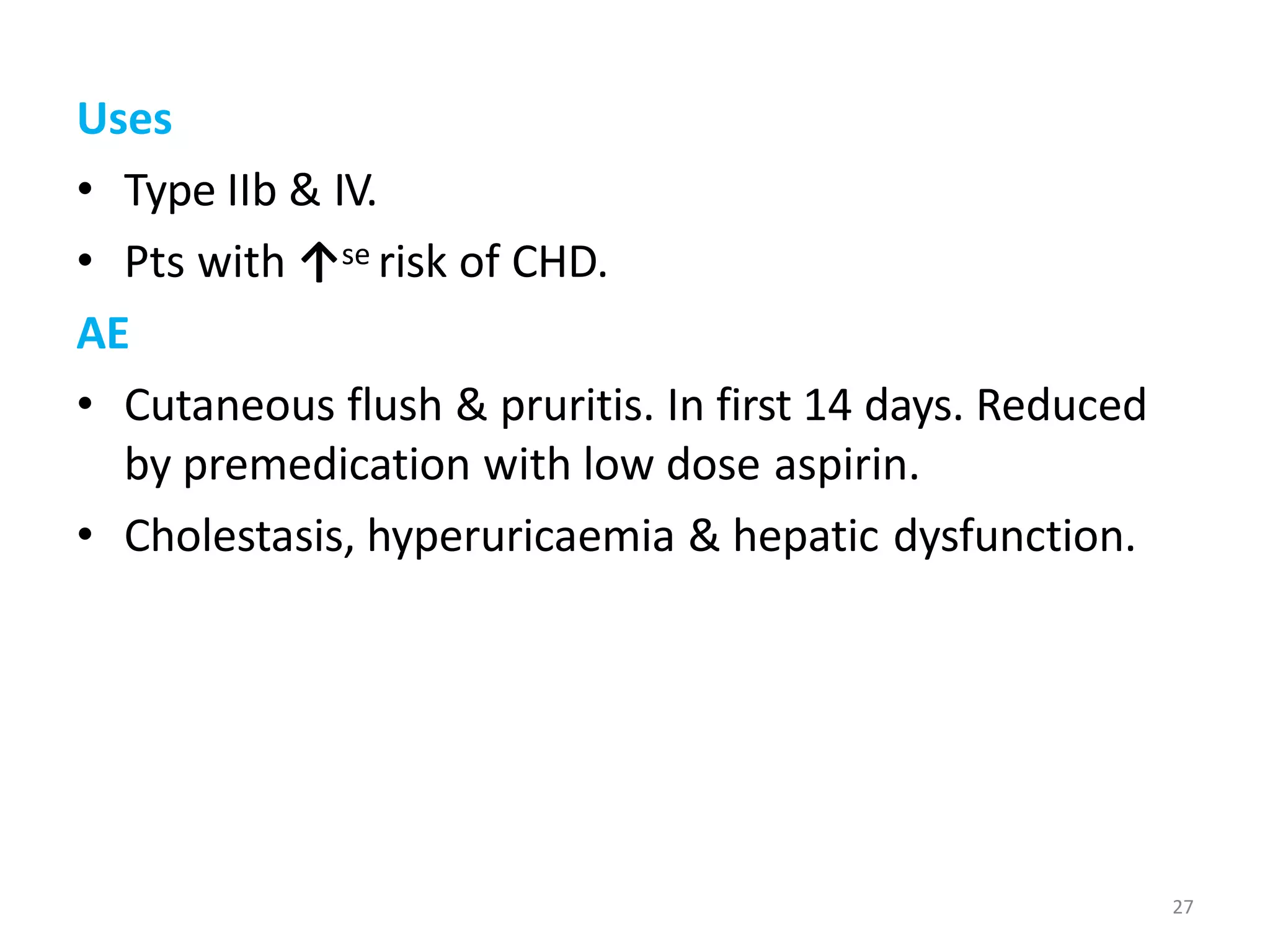 hypolipidemic drugs-AHS Gowtham sap | PPTX