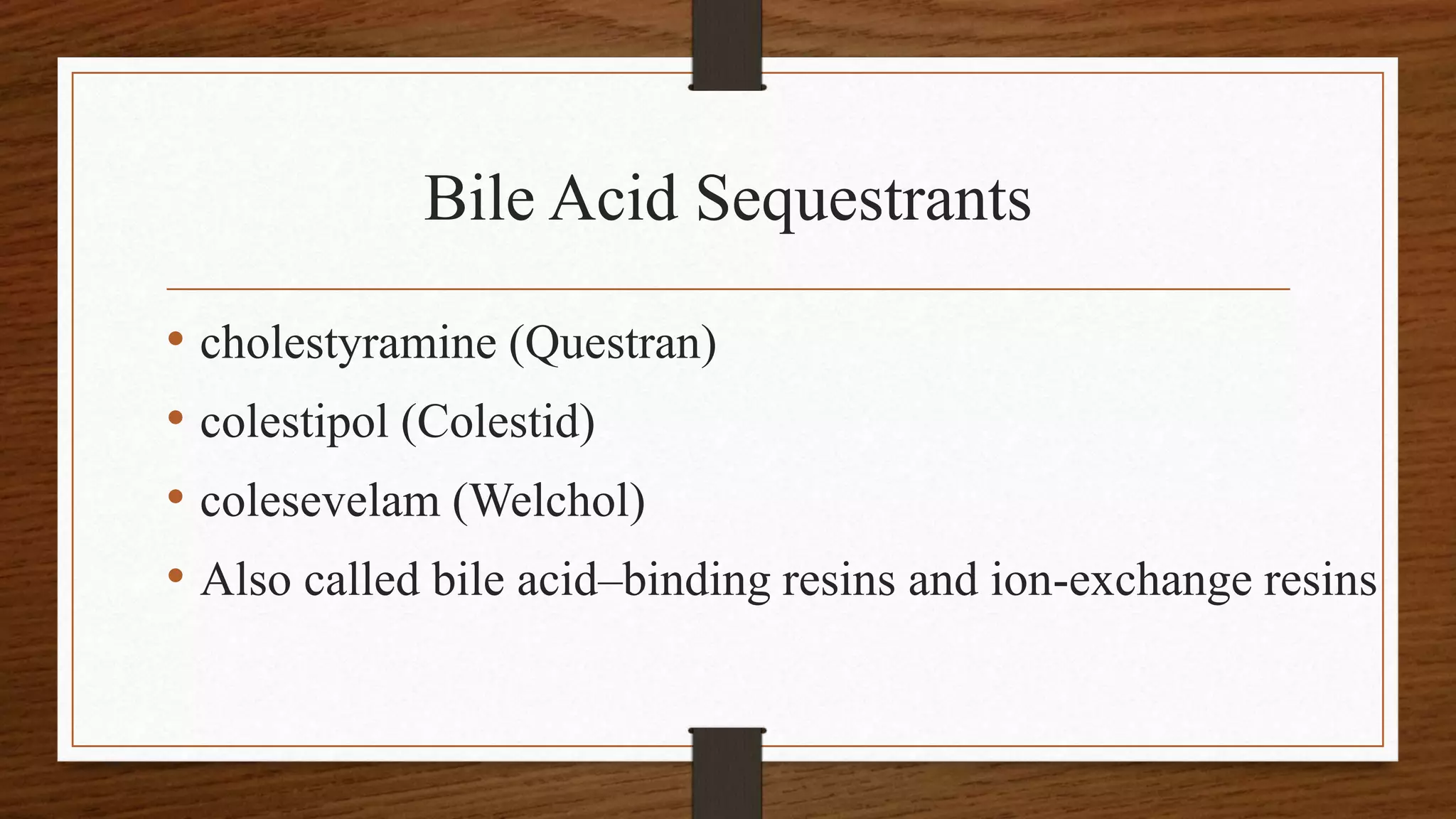 Hypolipidemic drugs for Bsc nursing | PPTX