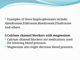 presentation and management of hypomagnesemia | PPTX