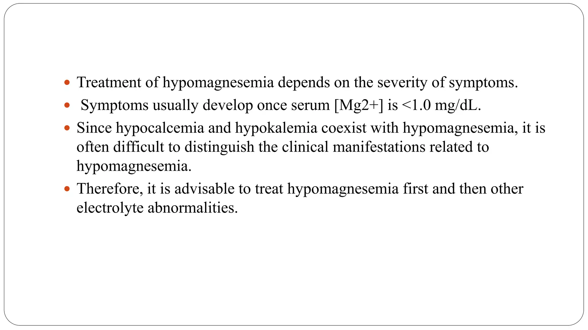 Hypomagnesemia dr bikal | PPTX