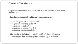 Hypomagnesemia dr bikal | PPTX