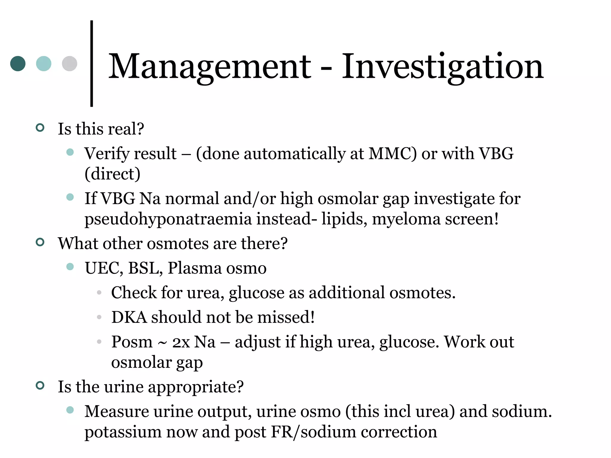 Hyponatraemia (Case Presentation) | PPT