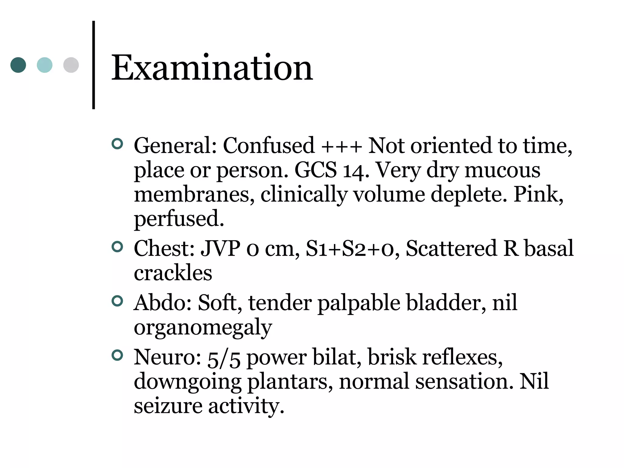 Hyponatraemia (Case Presentation) | PPT