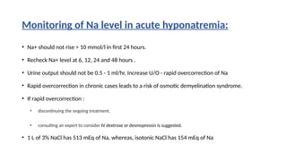 Overview of hyponatremia in elderly..... | PPTX