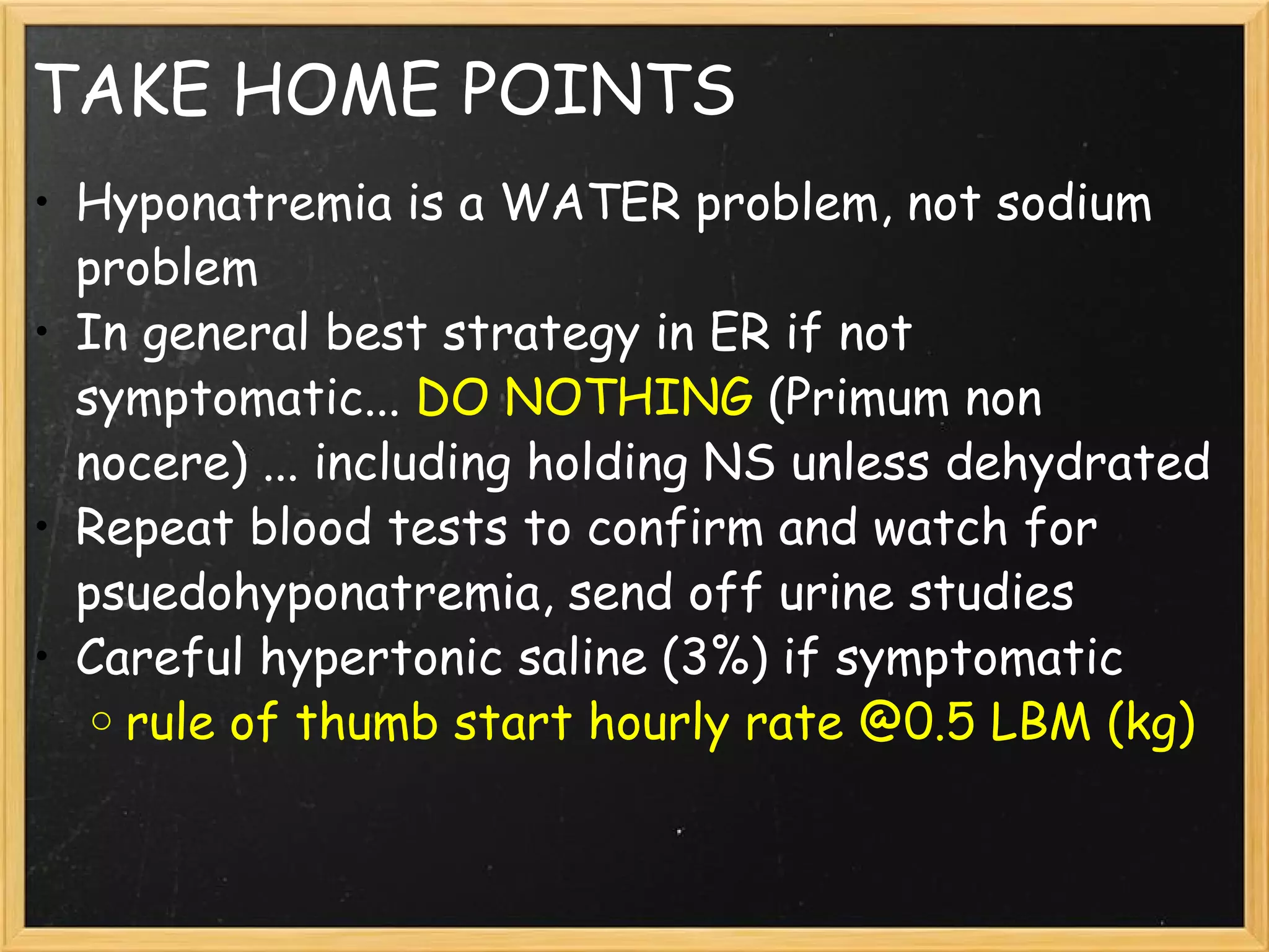 Hyponatremia | PPT