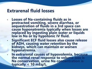 Hyponatremia | PPTX
