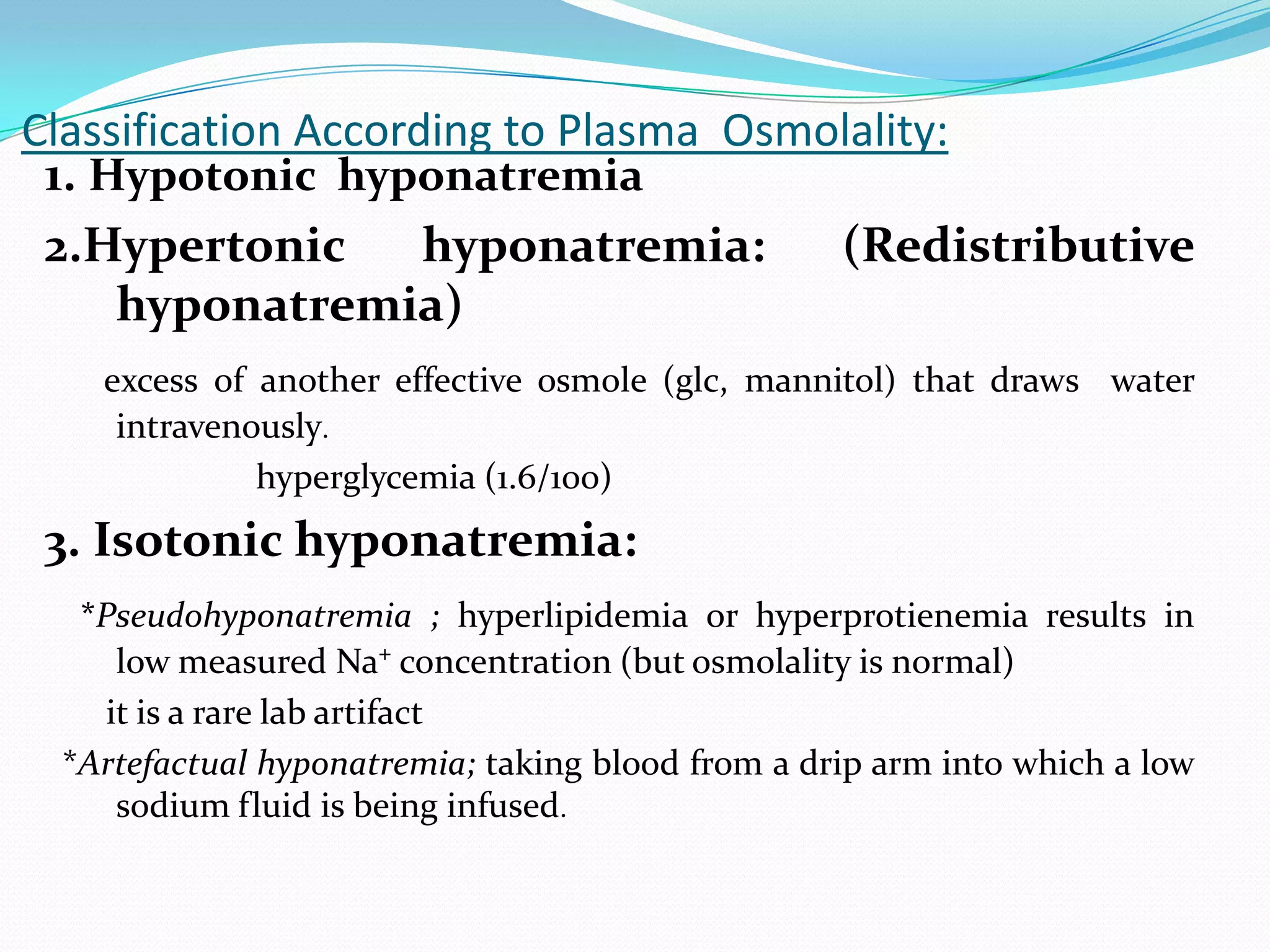 Hyponatremia | PPSX