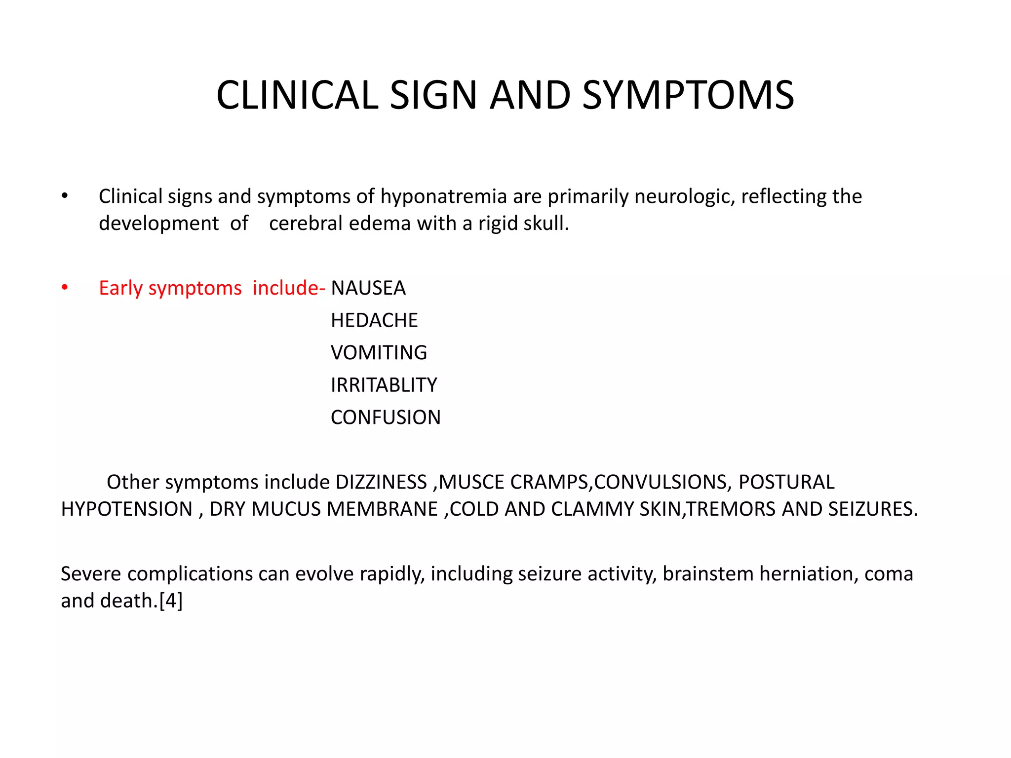 Hyponatremia.pptx avinash gupta | PPTX