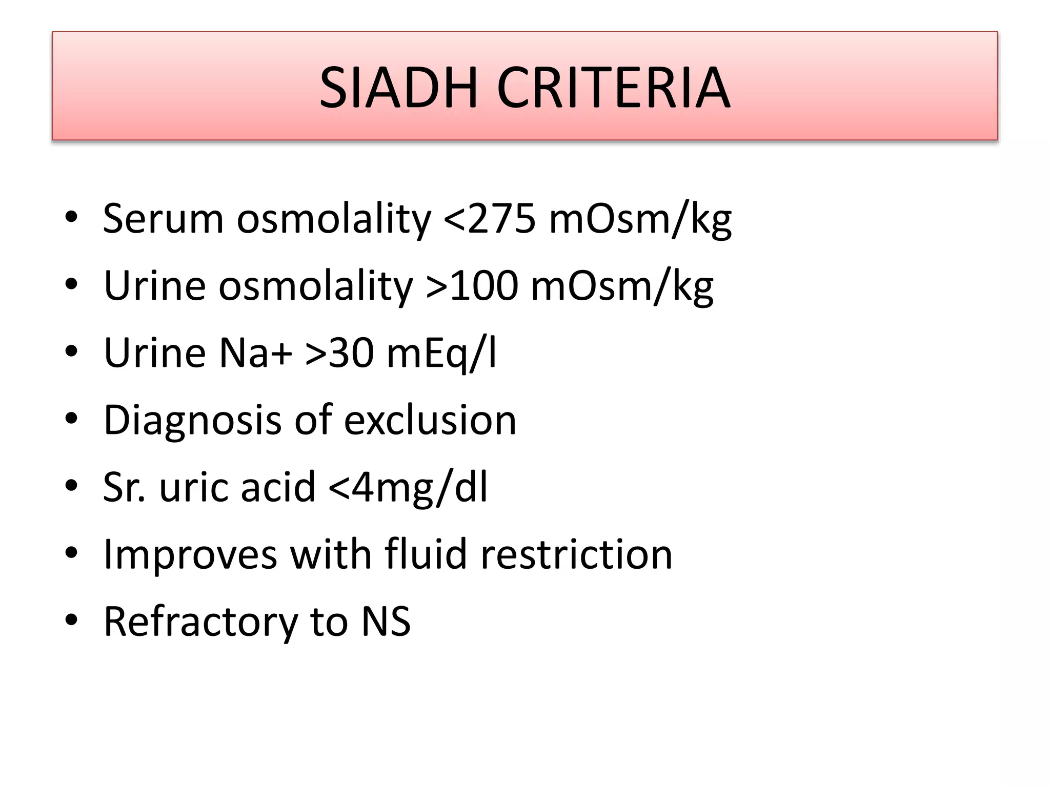 Hyponatremia | PPTX