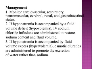 Hyponatremia | PPTX