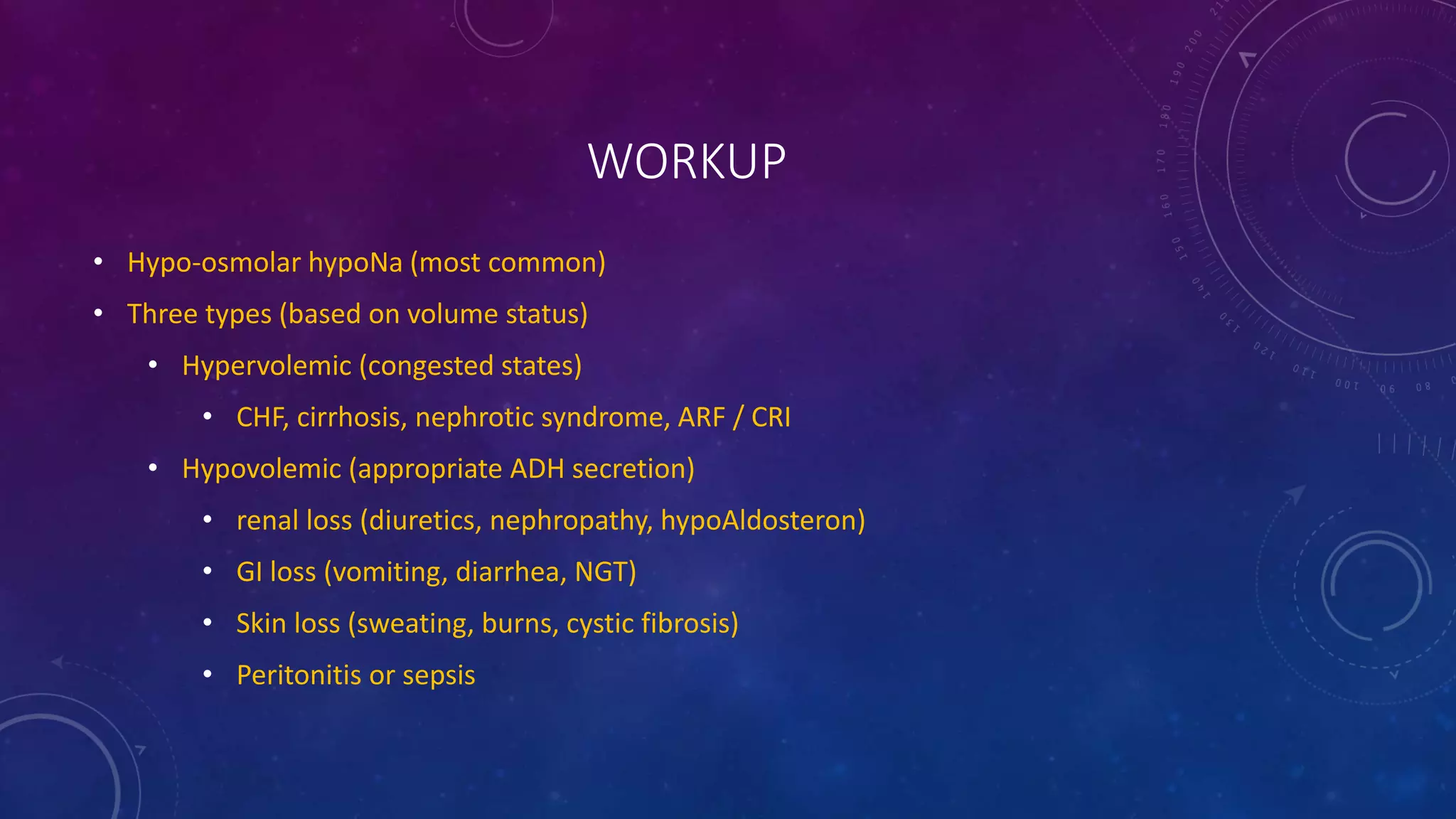 Hyponatremia- A low sodium concentration in the blood | PPTX
