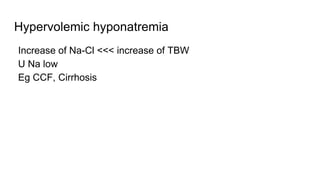 HYPONATREMIA.pptx | Blood Disorders | Diseases and Conditions