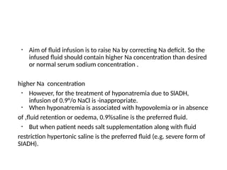 Hyponatremia clinical features , diagnosis, treatment.pptx