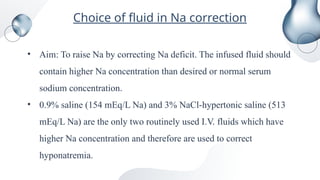 clinical Approach to Hyponatremia and management | PPTX