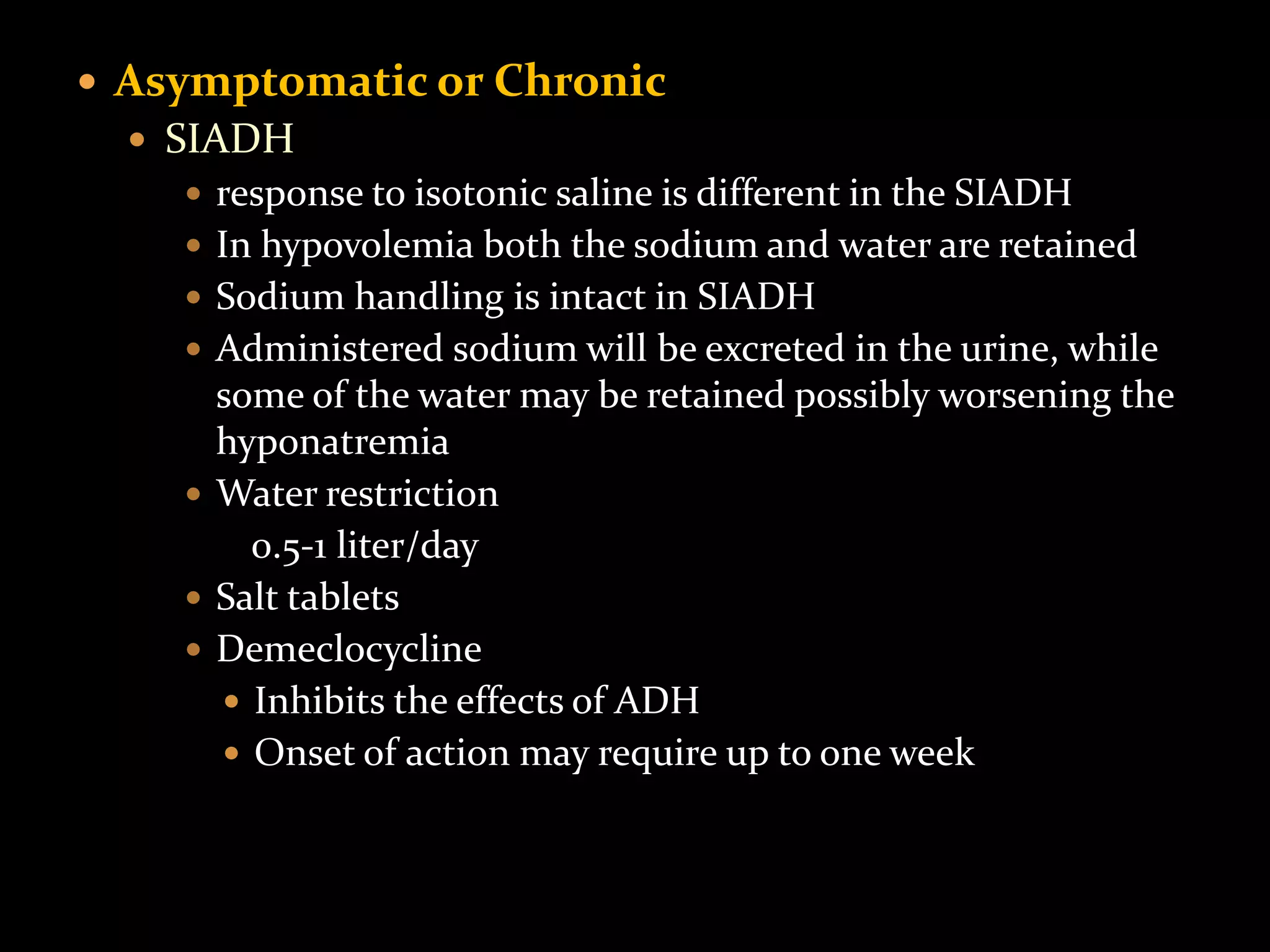 Hyponatremia and hypernatremia | PPTX