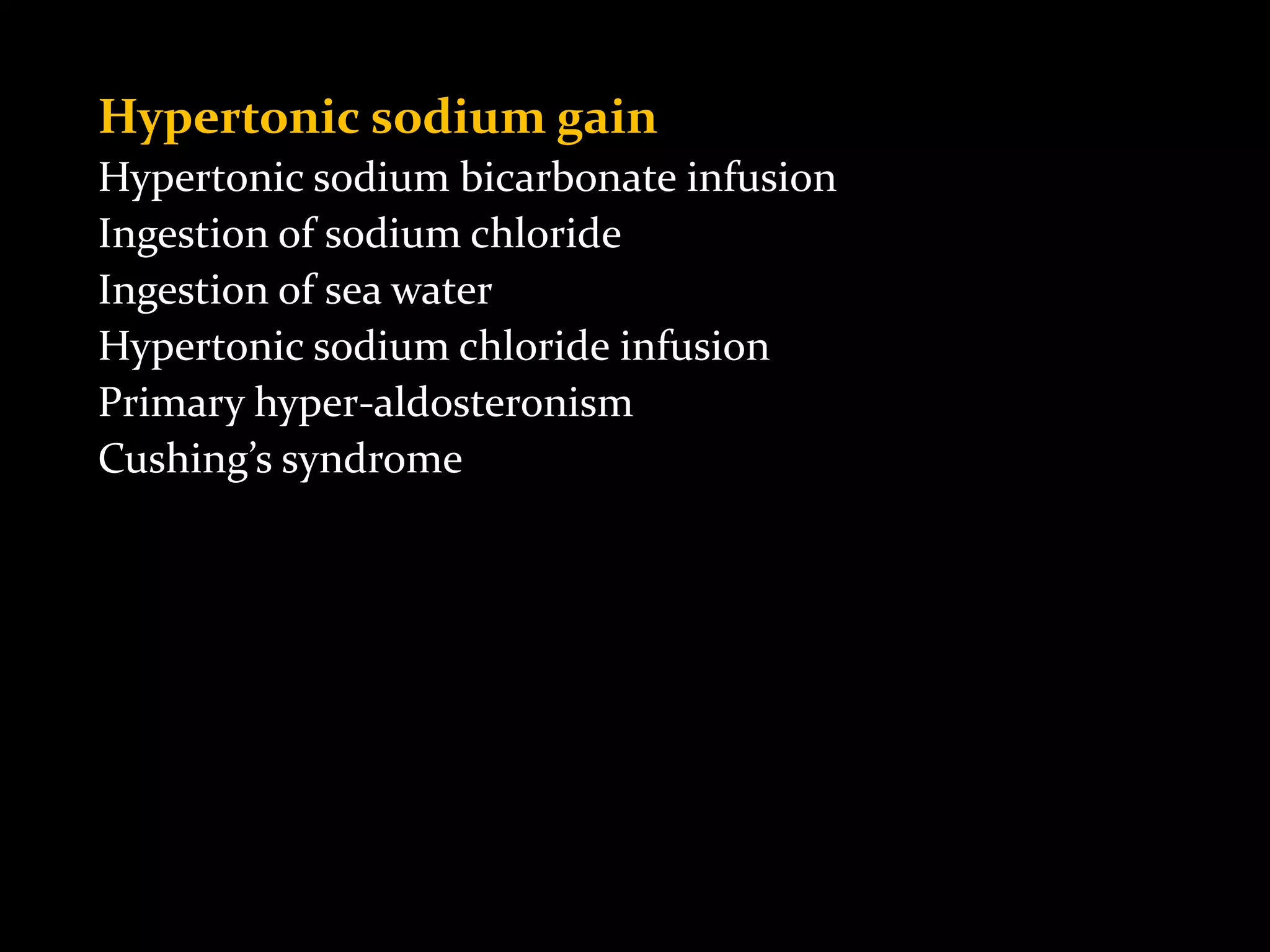Hyponatremia and hypernatremia | PPTX