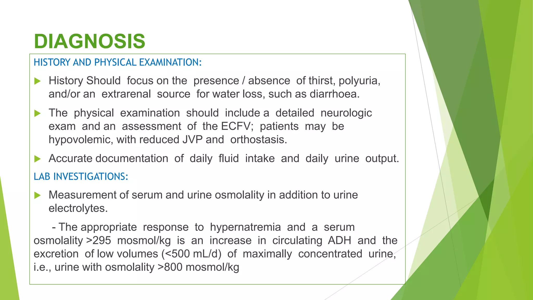 Hyponatremia and hypernatremia | PPTX