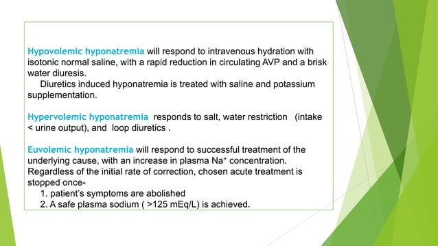 Hyponatremia and hypernatremia | PPTX | Hormonal Disorders | Endocrine ...