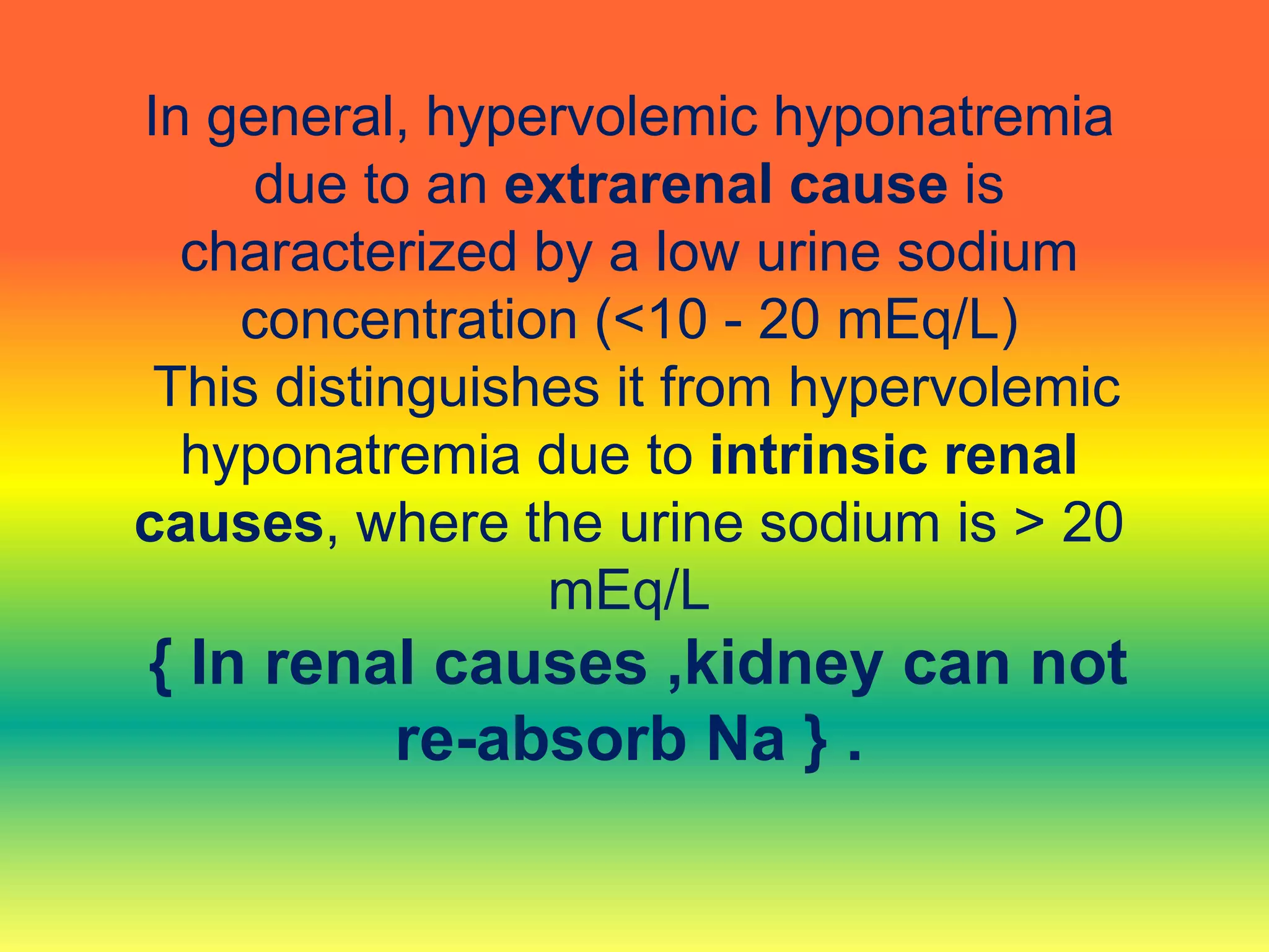 Hyponatremia and hypernatremia 2015 | PPTX