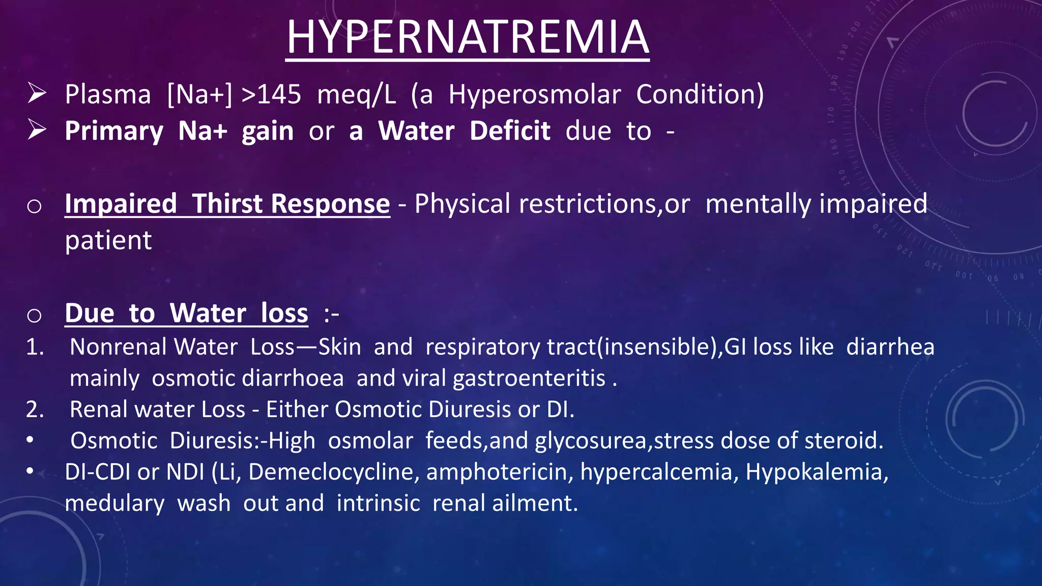 Hyponatremia and hypernatremia (3) | PPTX