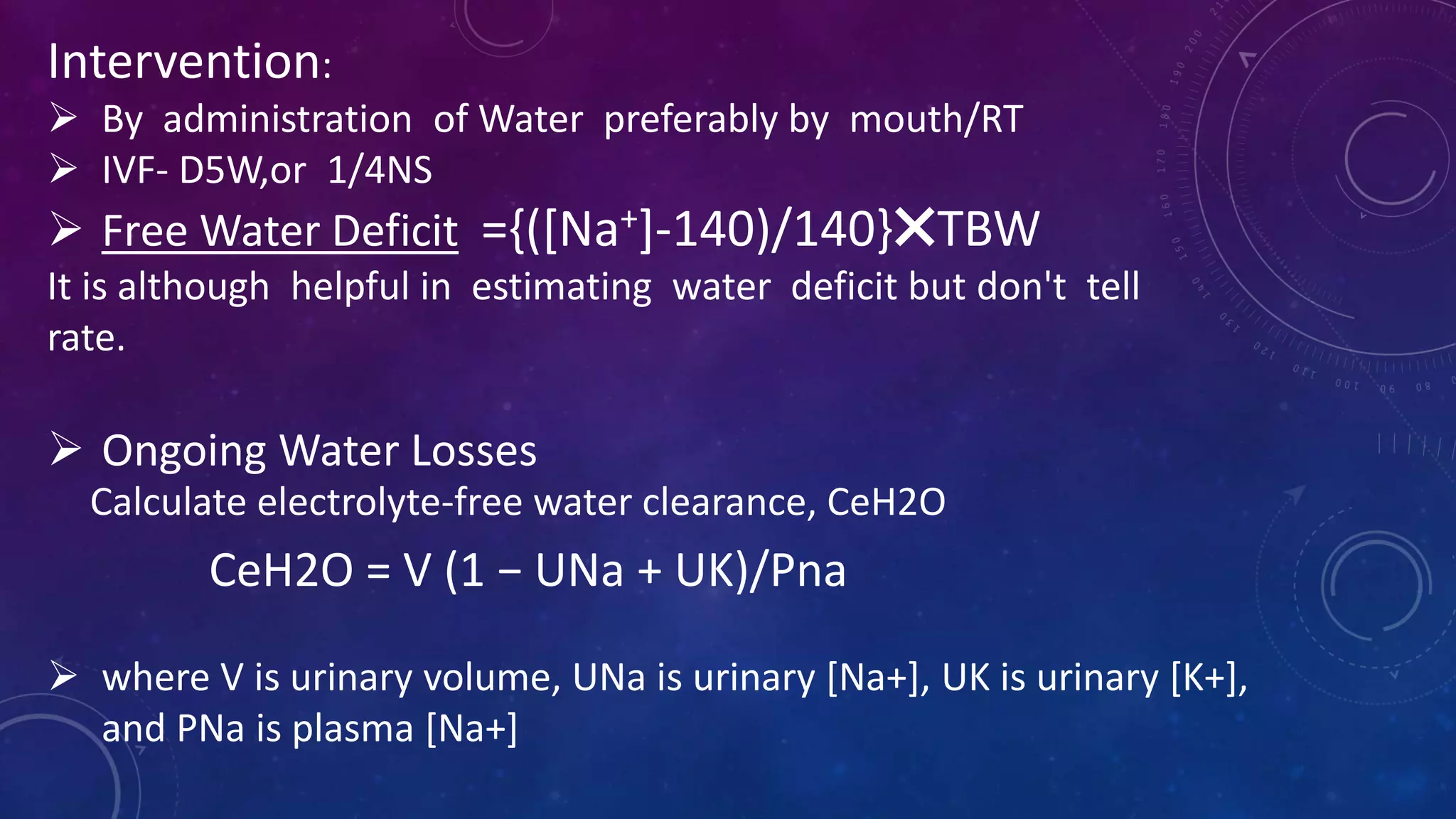 Hyponatremia and hypernatremia (3) | PPTX
