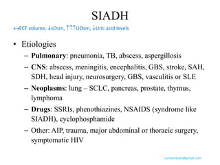 Hyponatremia by Dr. Basil Tumaini | PPT