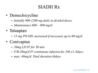 Hyponatremia by Dr. Basil Tumaini | PPT