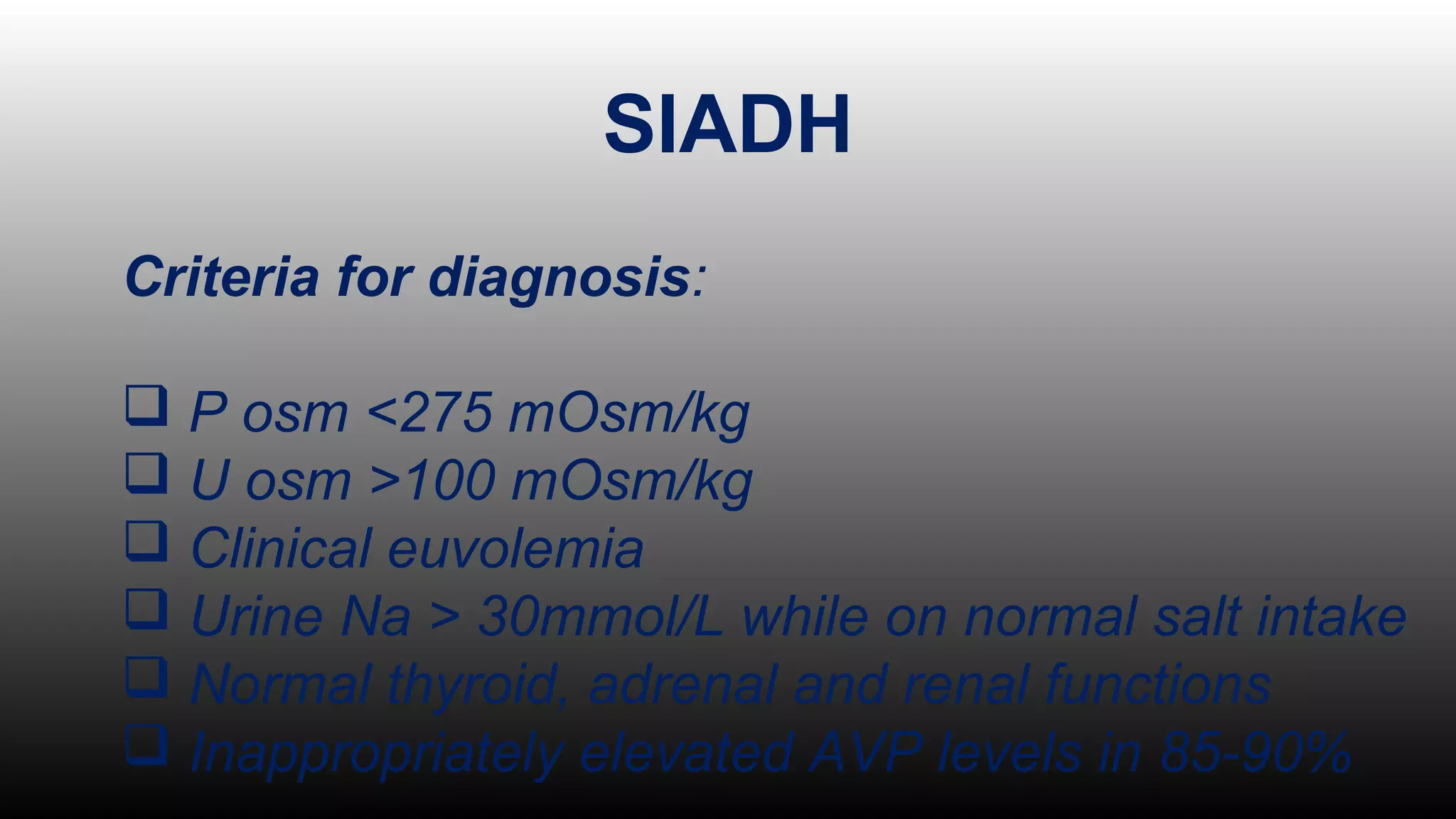 Hyponatremia by akram | PPT