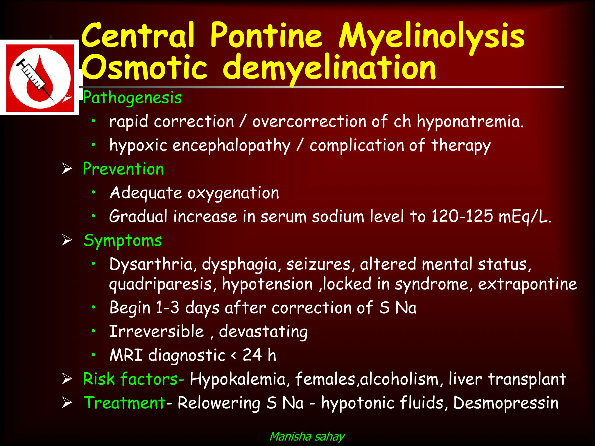 hyponatremia final.ppt or pdf for download | PPT