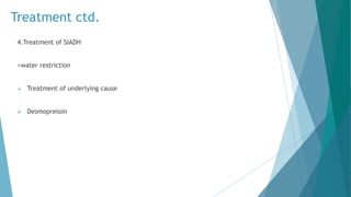 Approach to Hyponatremia Dr Sandesh Neupane | PPT