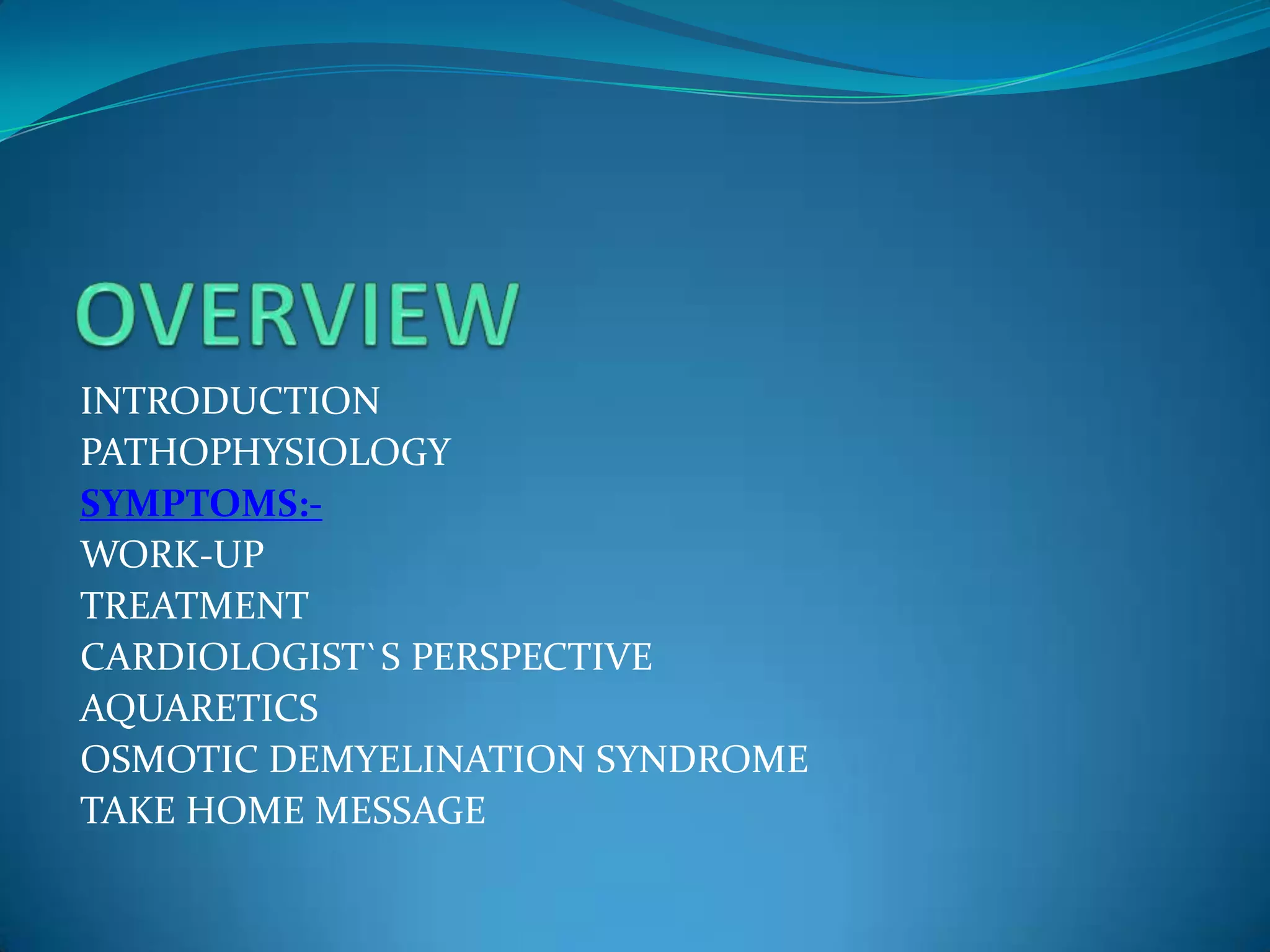 Hyponatremia navin`s ppt | PPTX